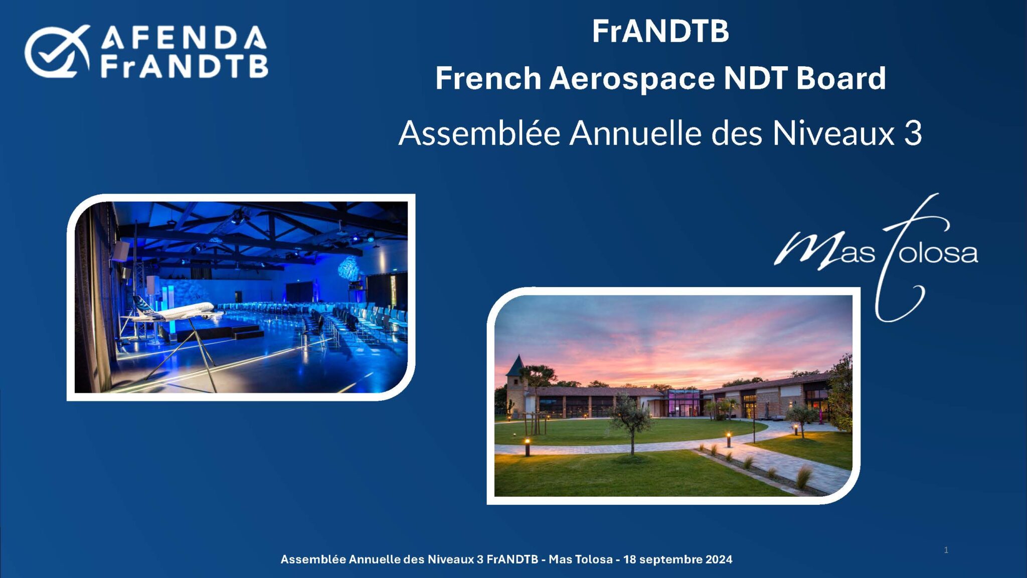 AFENDA FrANDTB - ESSAIS NON DESTRUCTIFS AERONAUTIQUE SPATIAL